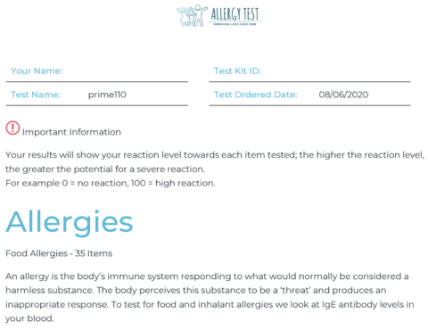 Test Your Intolerance Review: Affordable Allergy and Intolerance Tests ...